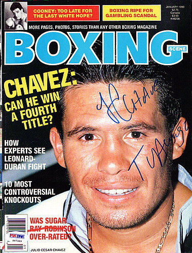 Julio Cesar Chavez Autographed Memorabilia | Signed Photo, Jersey ...