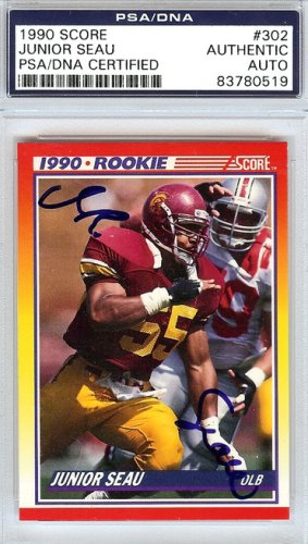 Junior Seau Autographed Memorabilia | Signed Photo, Jersey ...