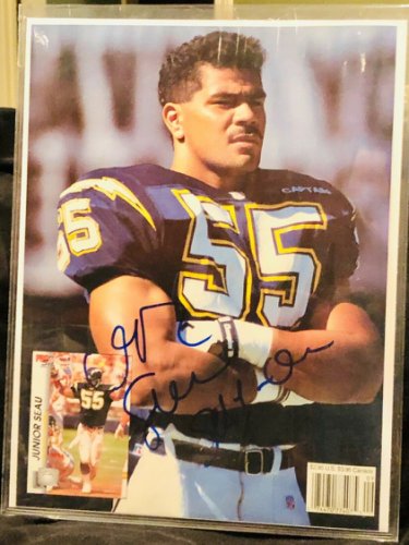 Junior Seau Autographed Memorabilia | Signed Photo, Jersey ...
