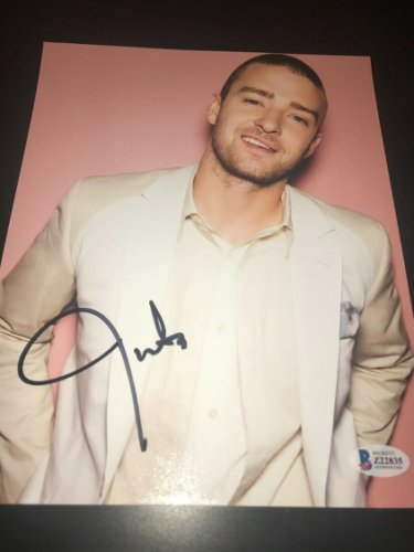 Justin Timberlake Autographed Memorabilia | Signed Photo, Jersey ...