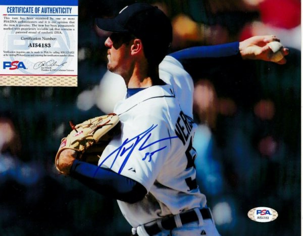 Justin Verlander Autographed Memorabilia | Signed Photo, Jersey ...
