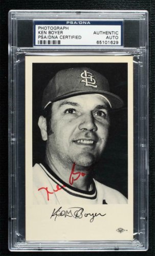 Ken Boyer Autographed Memorabilia | Signed Photo, Jersey, Collectibles ...