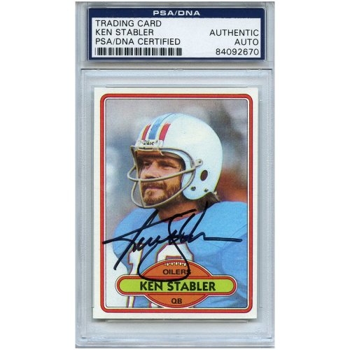 Ken Stabler Autographed Memorabilia | Signed Photo, Jersey ...