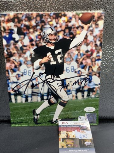 Ken Stabler Autographed Memorabilia | Signed Photo, Jersey ...
