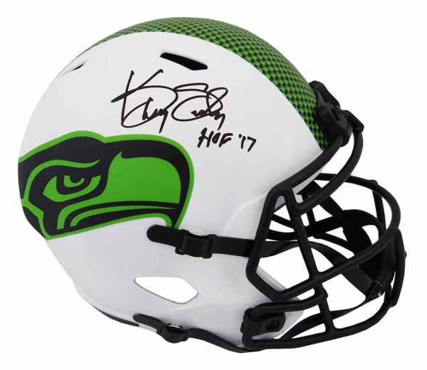 Seattle Seahawks Autographed Full Size Helmets | Signed Helmets