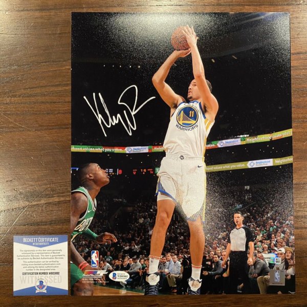 Klay Thompson Autographed Memorabilia | Signed Photo, Jersey ...