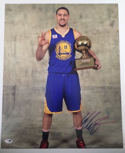 Klay Thompson Autographed Memorabilia | Signed Photo, Jersey ...