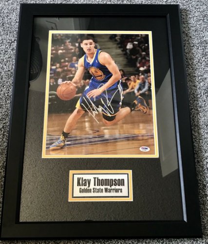 Klay Thompson Autographed Memorabilia | Signed Photo, Jersey ...