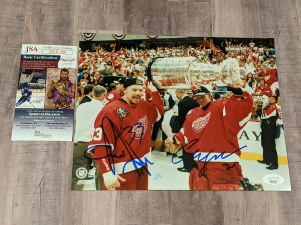 Kris Draper Autographed Memorabilia | Signed Photo, Jersey ...