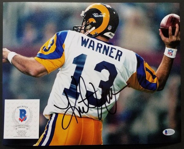 Kurt Warner Autographed Memorabilia | Signed Photo, Jersey ...