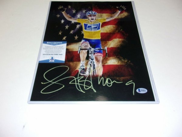Lance Armstrong Autographed Memorabilia | Signed Photo, Jersey ...