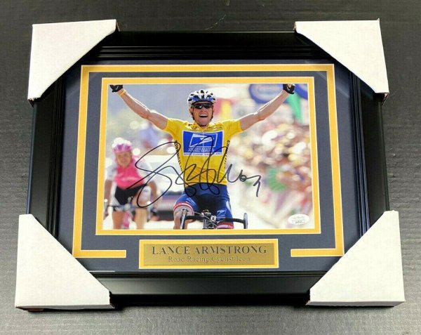 Lance Armstrong Autographed Memorabilia | Signed Photo, Jersey ...