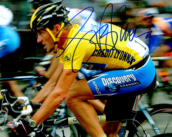 Lance Armstrong Autographed Memorabilia | Signed Photo, Jersey ...