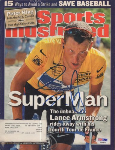 Lance Armstrong Autographed Memorabilia | Signed Photo, Jersey ...