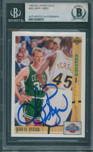 Larry Bird | Autographed Baketball Memorabilia & NBA Merchandise