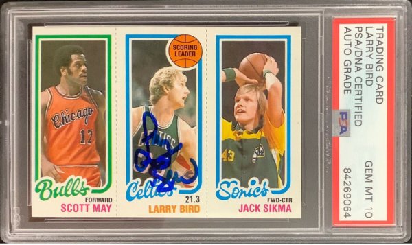 Larry Bird | Autographed Baketball Memorabilia & NBA Merchandise