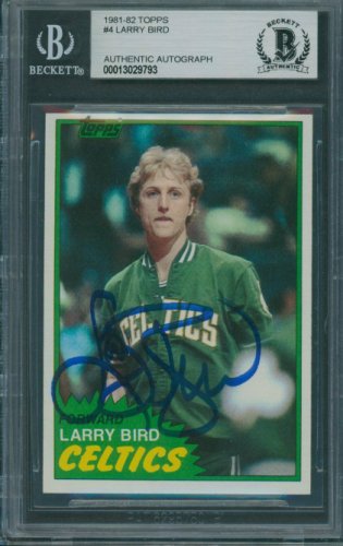 Larry Bird | Autographed Baketball Memorabilia & NBA Merchandise