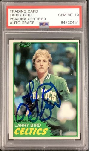 Larry Bird | Autographed Baketball Memorabilia & NBA Merchandise