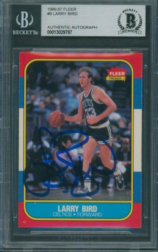 Larry Bird | Autographed Baketball Memorabilia & NBA Merchandise