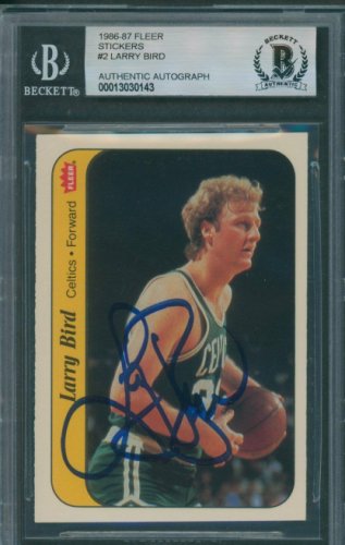 Larry Bird | Autographed Baketball Memorabilia & NBA Merchandise