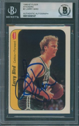 Larry Bird | Autographed Baketball Memorabilia & NBA Merchandise
