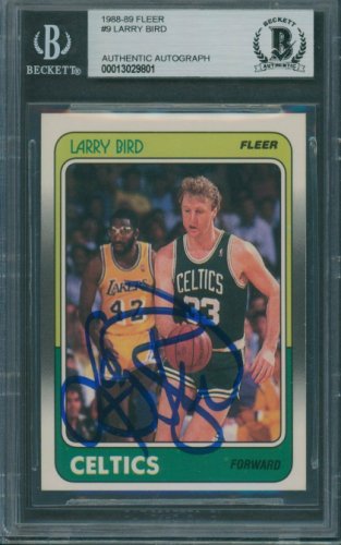 Larry Bird | Autographed Baketball Memorabilia & NBA Merchandise