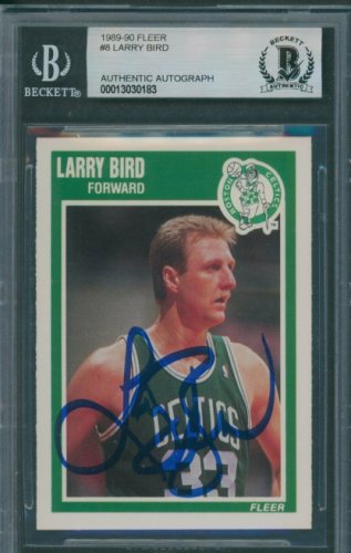 Larry Bird | Autographed Baketball Memorabilia & NBA Merchandise