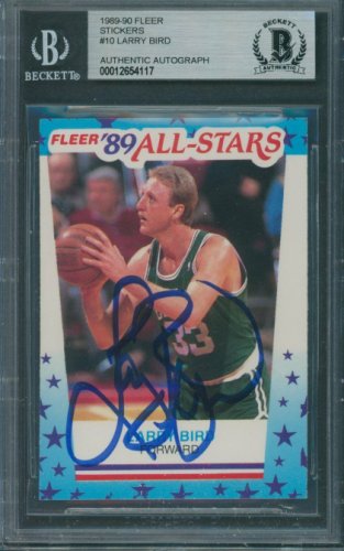 Larry Bird | Autographed Baketball Memorabilia & NBA Merchandise