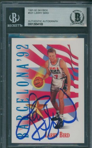 Larry Bird | Autographed Baketball Memorabilia & NBA Merchandise