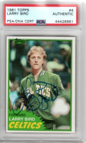 Larry Bird | Autographed Baketball Memorabilia & NBA Merchandise