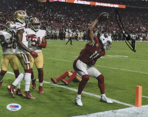 Larry Fitzgerald Autographed Memorabilia | Signed Photo, Jersey ...