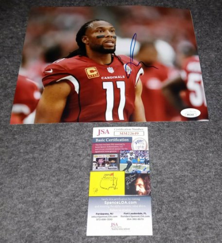 Larry Fitzgerald Autographed Memorabilia | Signed Photo, Jersey ...