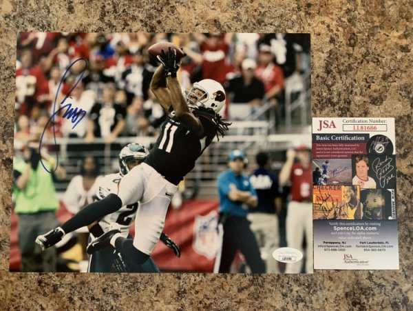 Larry Fitzgerald Autographed Memorabilia | Signed Photo, Jersey ...