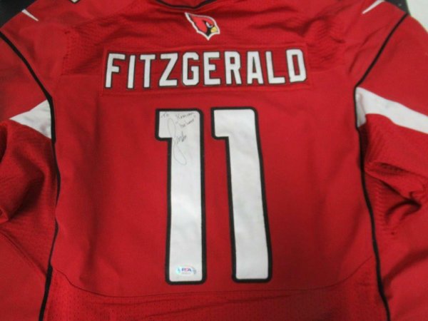 Larry Fitzgerald Autographed Memorabilia | Signed Photo, Jersey ...