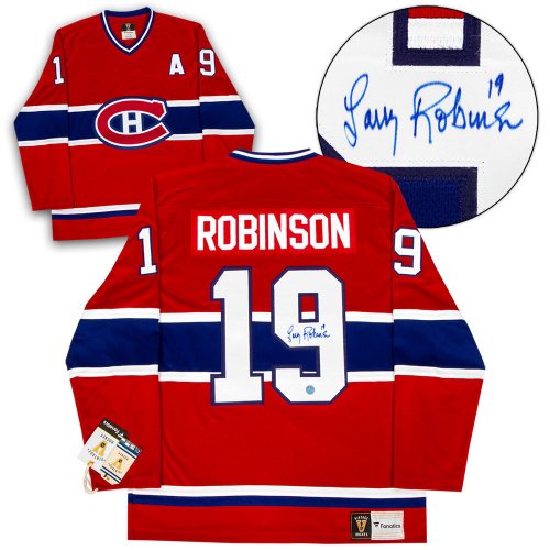 Larry Robinson Montreal Canadiens Autographed Signed Memorabilia ...