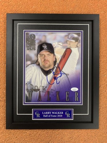 Larry Walker Autographed Memorabilia | Signed Photo, Jersey ...