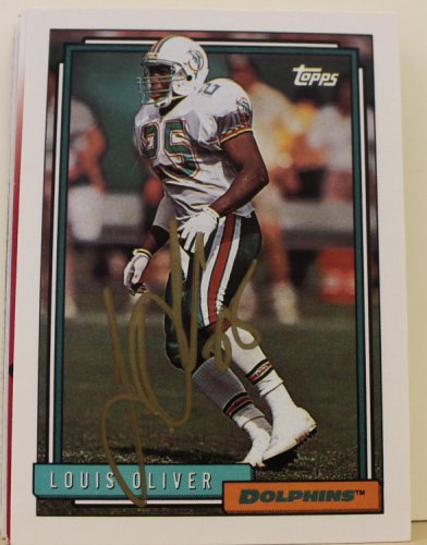 Louis Oliver Autographed Memorabilia | Signed Photo, Jersey ...
