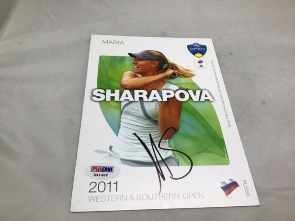 Maria Sharapova Autographed Memorabilia | Signed Photo, Jersey ...