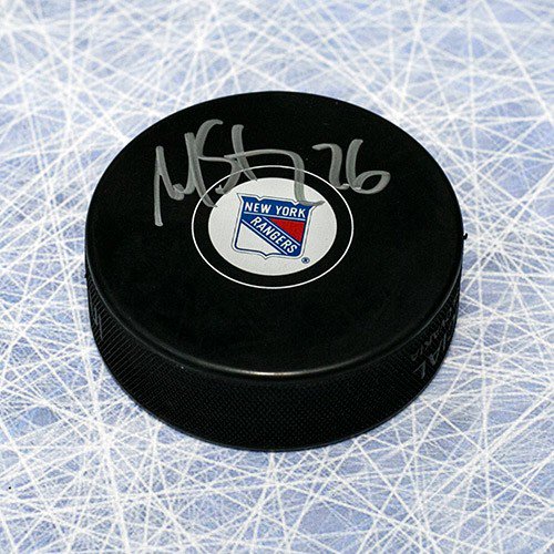New York Rangers Autographed Pucks | Signed Rangers Pucks