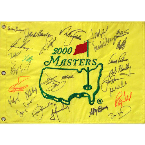 Golf Memorabilia | Autographed Pin Flags