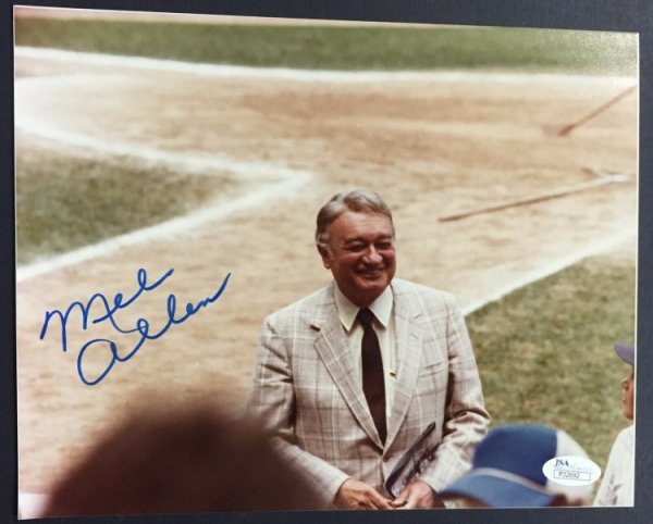 Mel Allen Autographed Memorabilia | Signed Photo, Jersey, Collectibles ...
