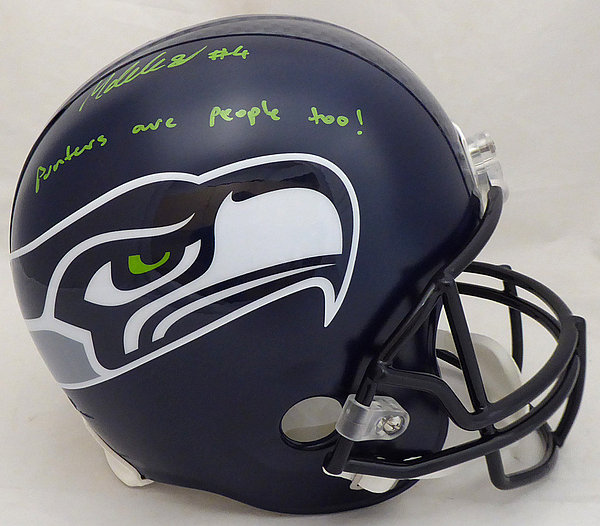 Seattle Seahawks Autographed Full Size Helmets | Signed Helmets
