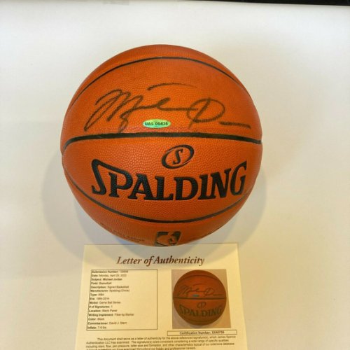 Michael Jordan | Autographed Baketball Memorabilia & NBA Merchandise