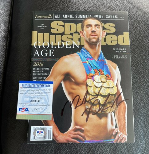 Michael Phelps Autographed Memorabilia | Signed Photo, Jersey ...
