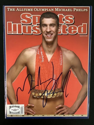 Michael Phelps Autographed Memorabilia | Signed Photo, Jersey ...