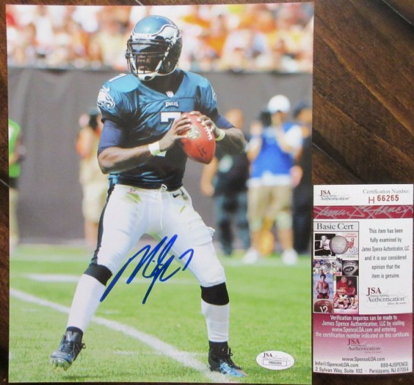 Michael Vick Autographed Memorabilia | Signed Photo, Jersey ...