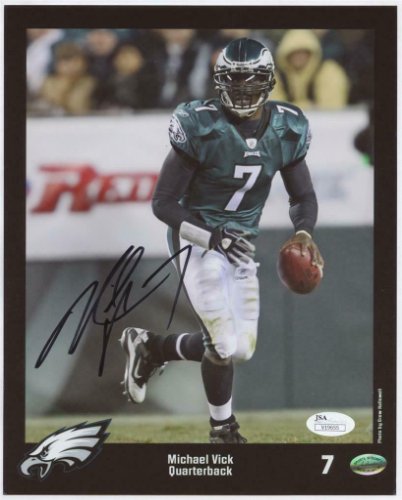 Michael Vick Autographed Memorabilia | Signed Photo, Jersey ...
