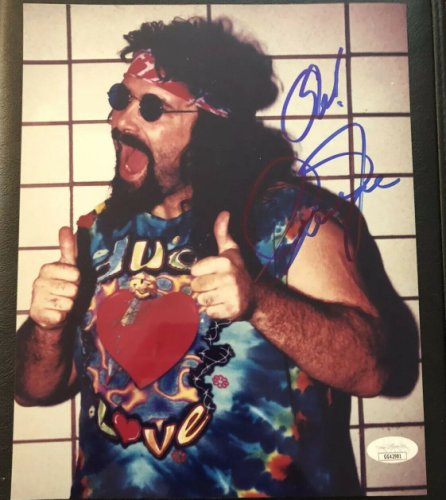 Mick Foley Autographed Memorabilia | Signed Photo, Jersey, Collectibles ...