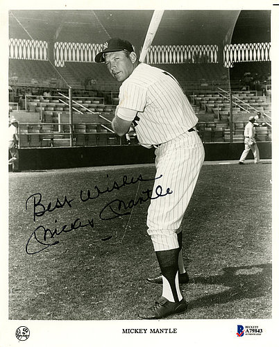 Mickey Mantle | Autographed Baseball Memorabilia & MLB Merchandise