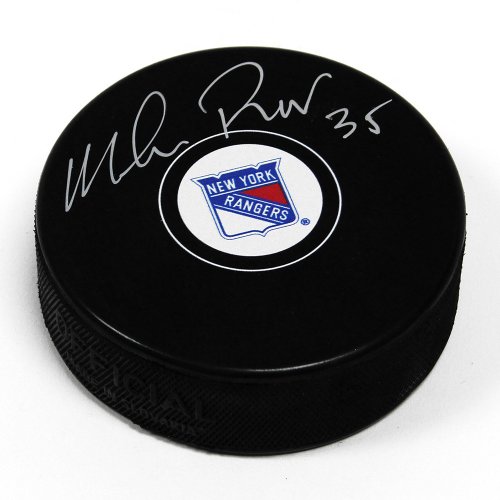 New York Rangers Autographed Pucks | Signed Rangers Pucks